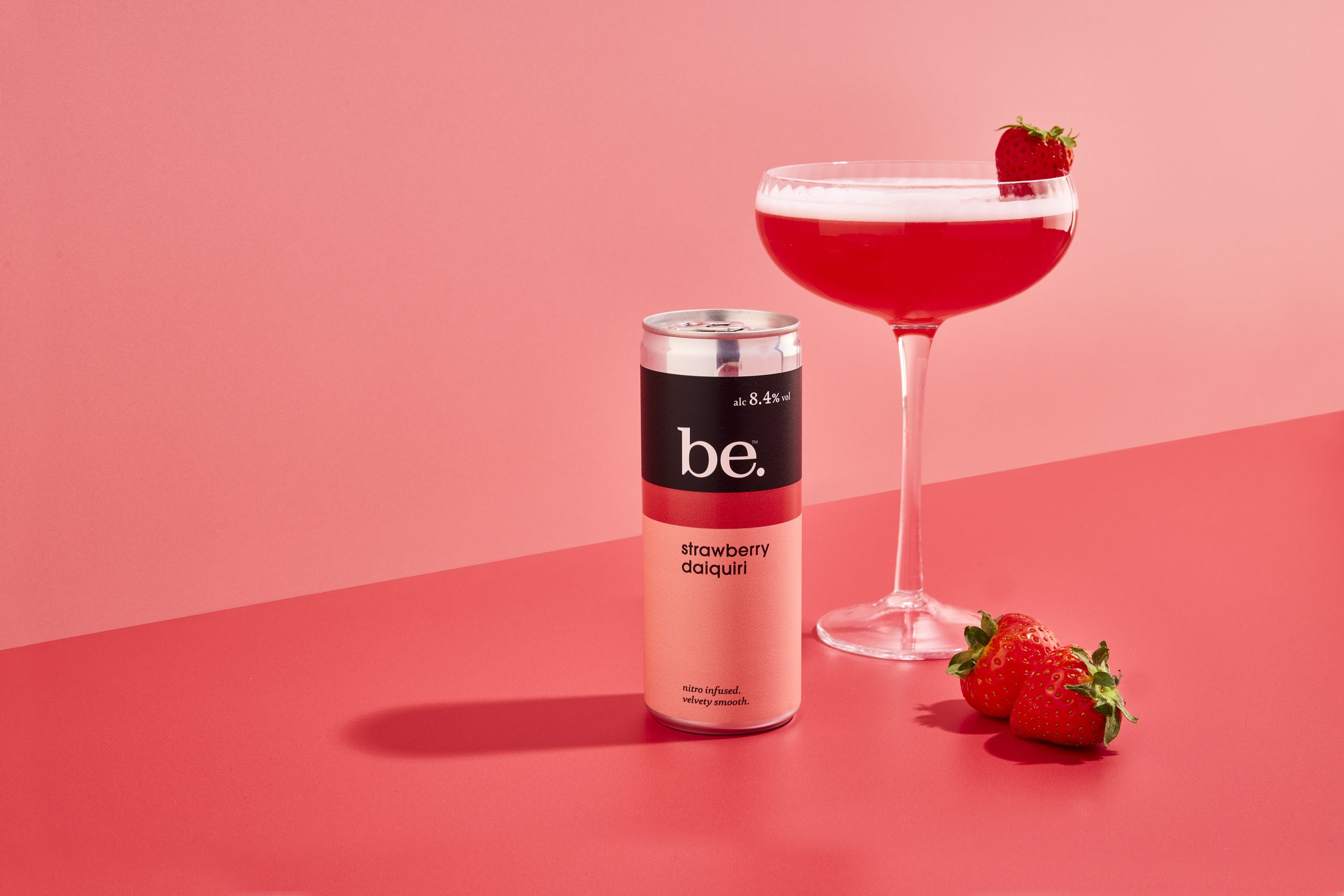 Be. Cocktails | 12X 200ml 8.4% ABV Strawberry Daiquiri